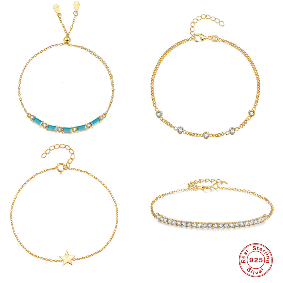 S925 Star Circle Bracelet – Diamonds Fine Jewelry