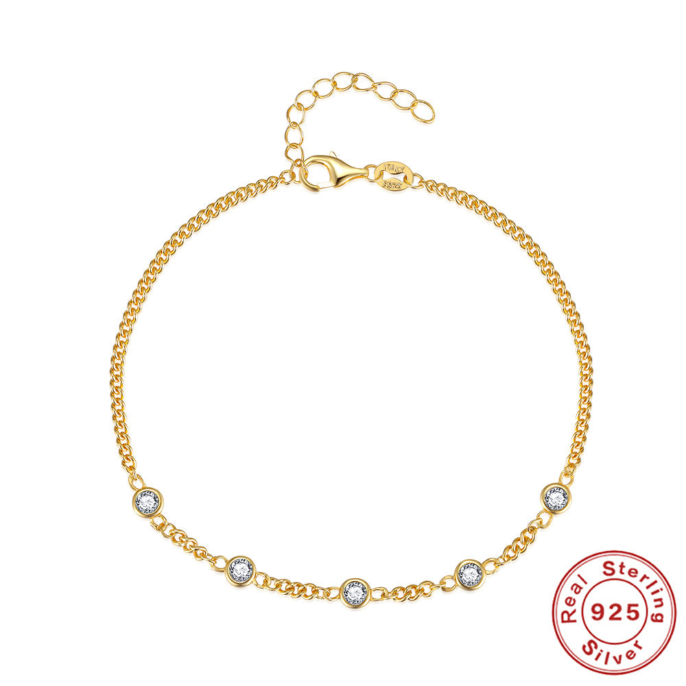 S925 Star Circle Bracelet – Diamonds Fine Jewelry